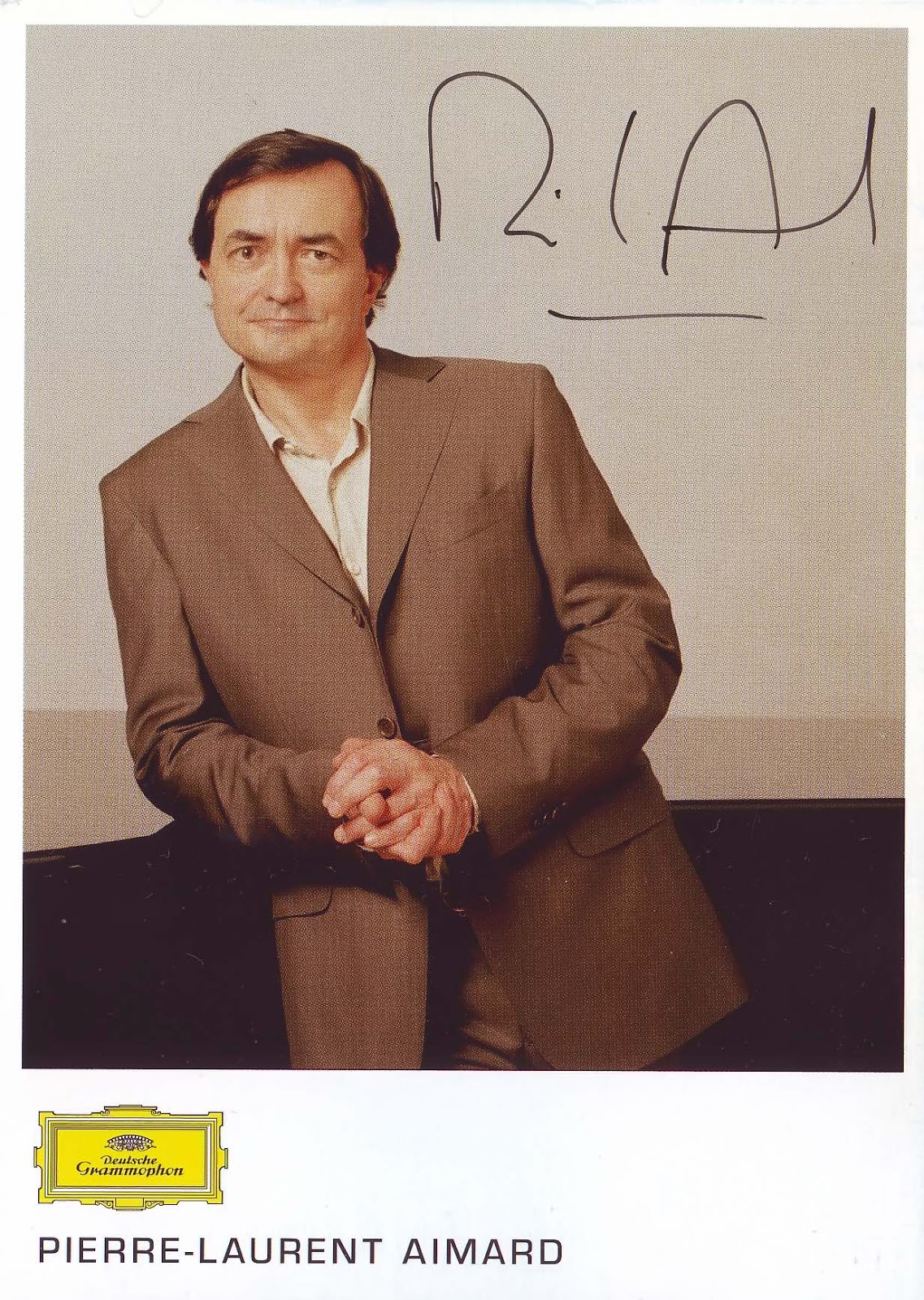 The King Karl I of Romania Autograph Museum: Pierre-Laurent Aimard