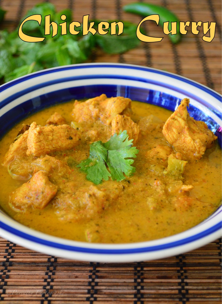 Paru's Kitchen: Chicken Curry Recipe - Side Dish for Idli, Dosai, Idiyappam