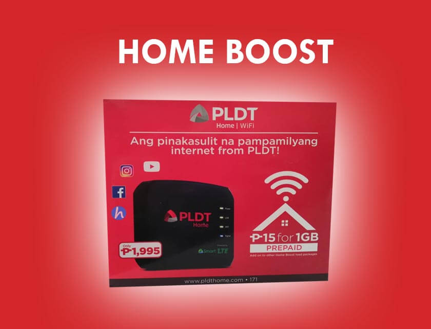 PLDT Home Boost - Prepaid WiFi Load and Promo