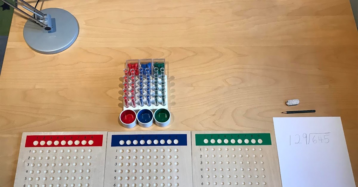 Family FECS: Montessori Activity: Long Division with Racks & Test Tubes ...