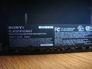 PS3 Model Number