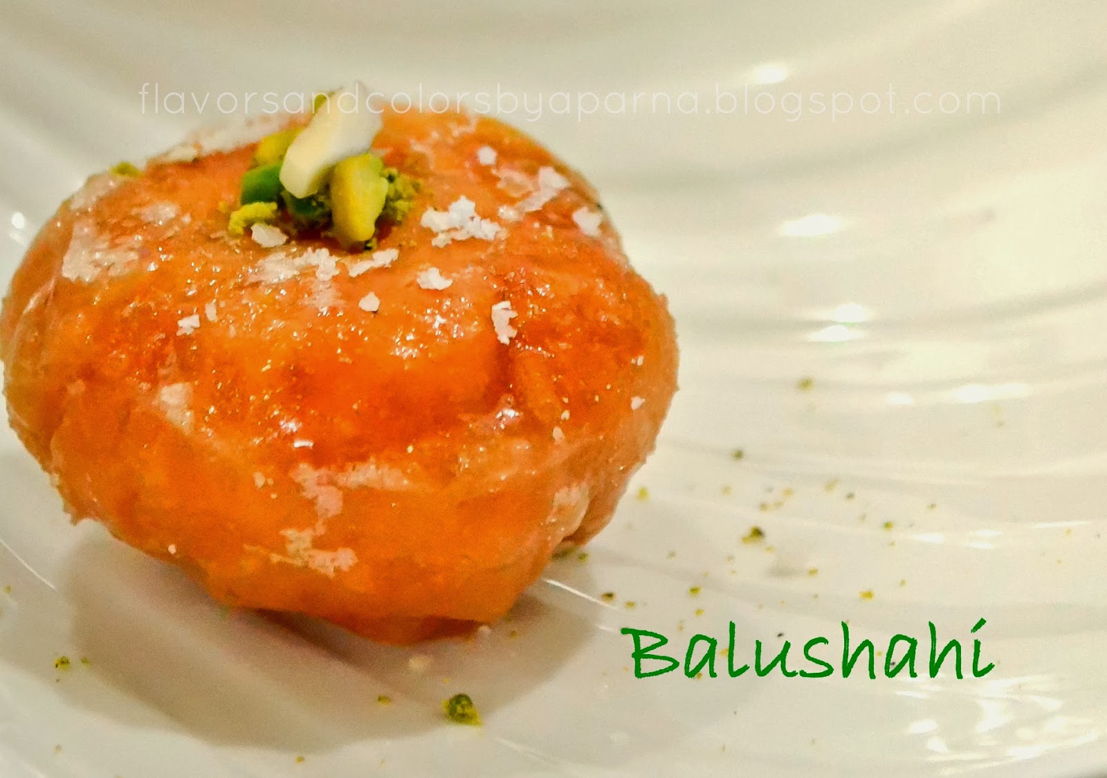 Kesar Balushahi ~ Flavors N Colors