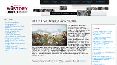 US History Teachers Blog: 75 Primary Document Lessons