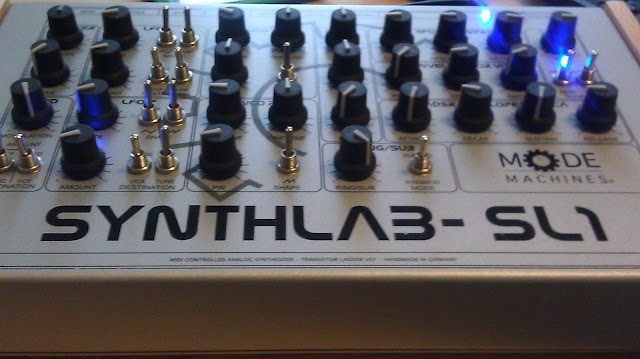 MATRIXSYNTH: Mode Machines Synthlab SL-1 Discreet Analog Desktop Synth SN 34781-037