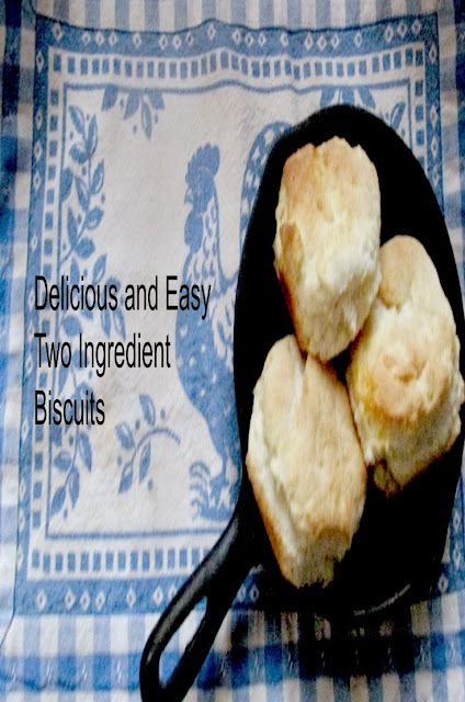 Vickie's Kitchen and Garden: Delicious and Easy Two Ingredient Biscuits