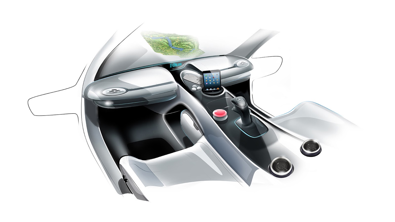 Modification Race Cars: Mercedes-Benz Vision Electric Golf Cart Design ...