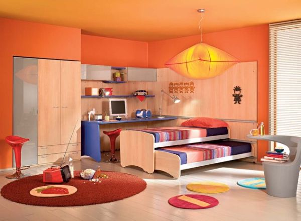 Habitaciones con estilo: DORMITORIOS PARA ADOLESCENTES COLOR NARANJA