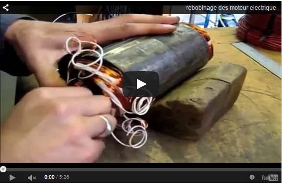 rebobinage des moteur electrique