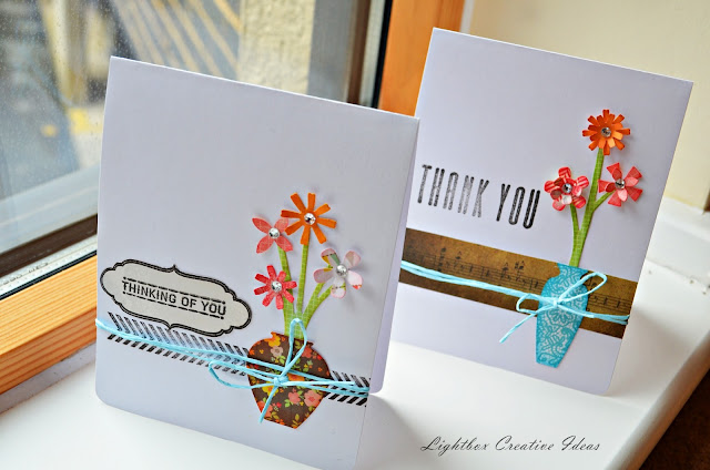 Lightbox creative Ideas: Clean and simple cards with sizzix