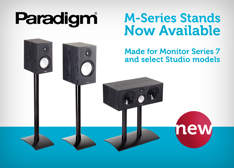 Paradigm® Blog | News & Updates: Introducing Paradigm's M-Series Stands!