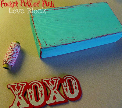Pocket Full of Pink: XOXO Block {Tutorial}