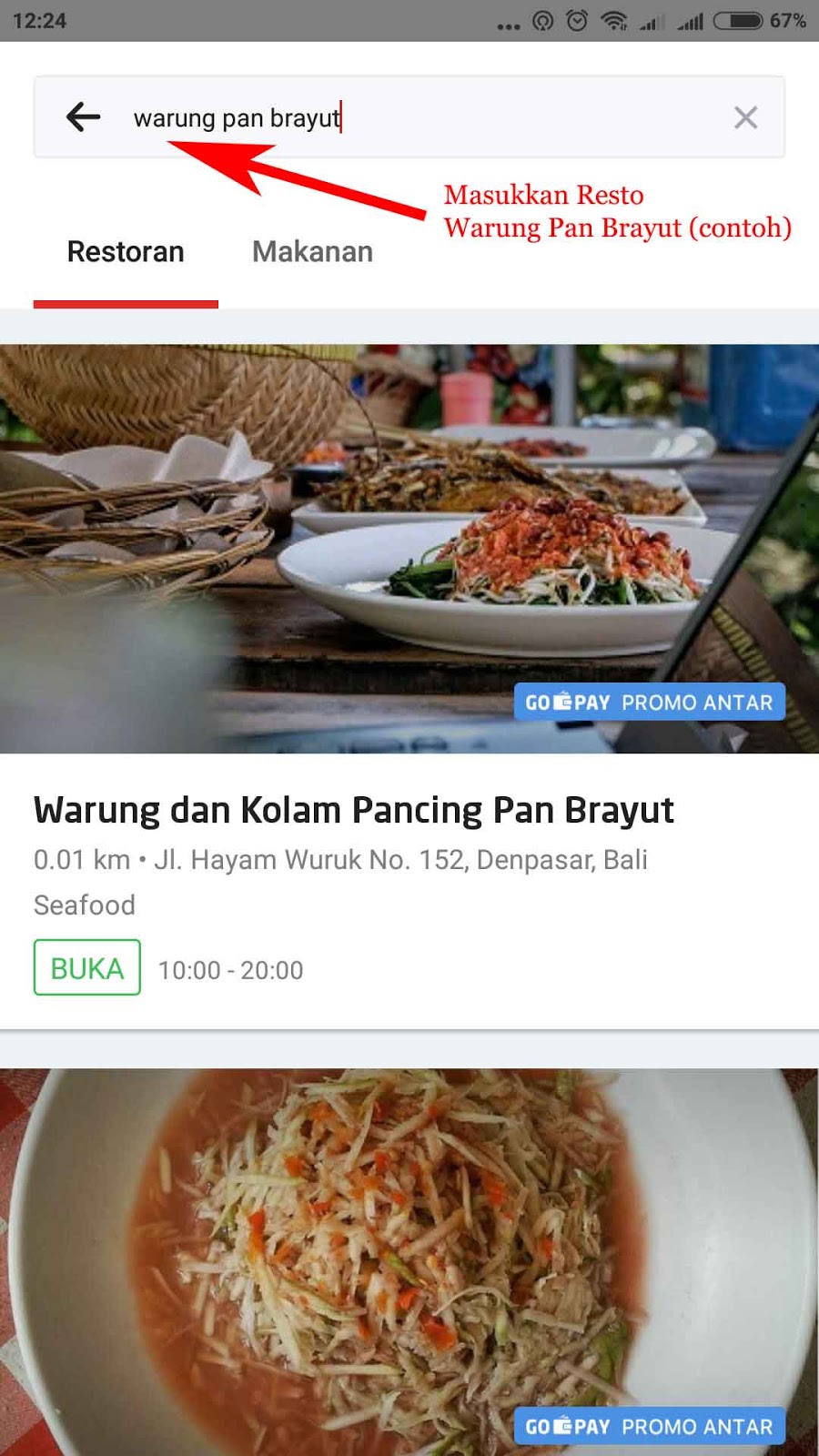 Cara Memesan Makanan di Go Food dengan Aplikasi Go-JEK