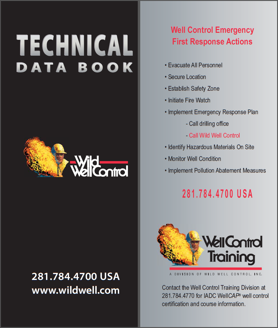 WELL CONTROL - TECHNICAL DATA BOOK ~ Oil-Rig Documents