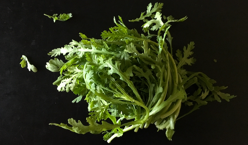 Good Stuff NW: In Season: Shungiku, or Chrysanthemum Greens