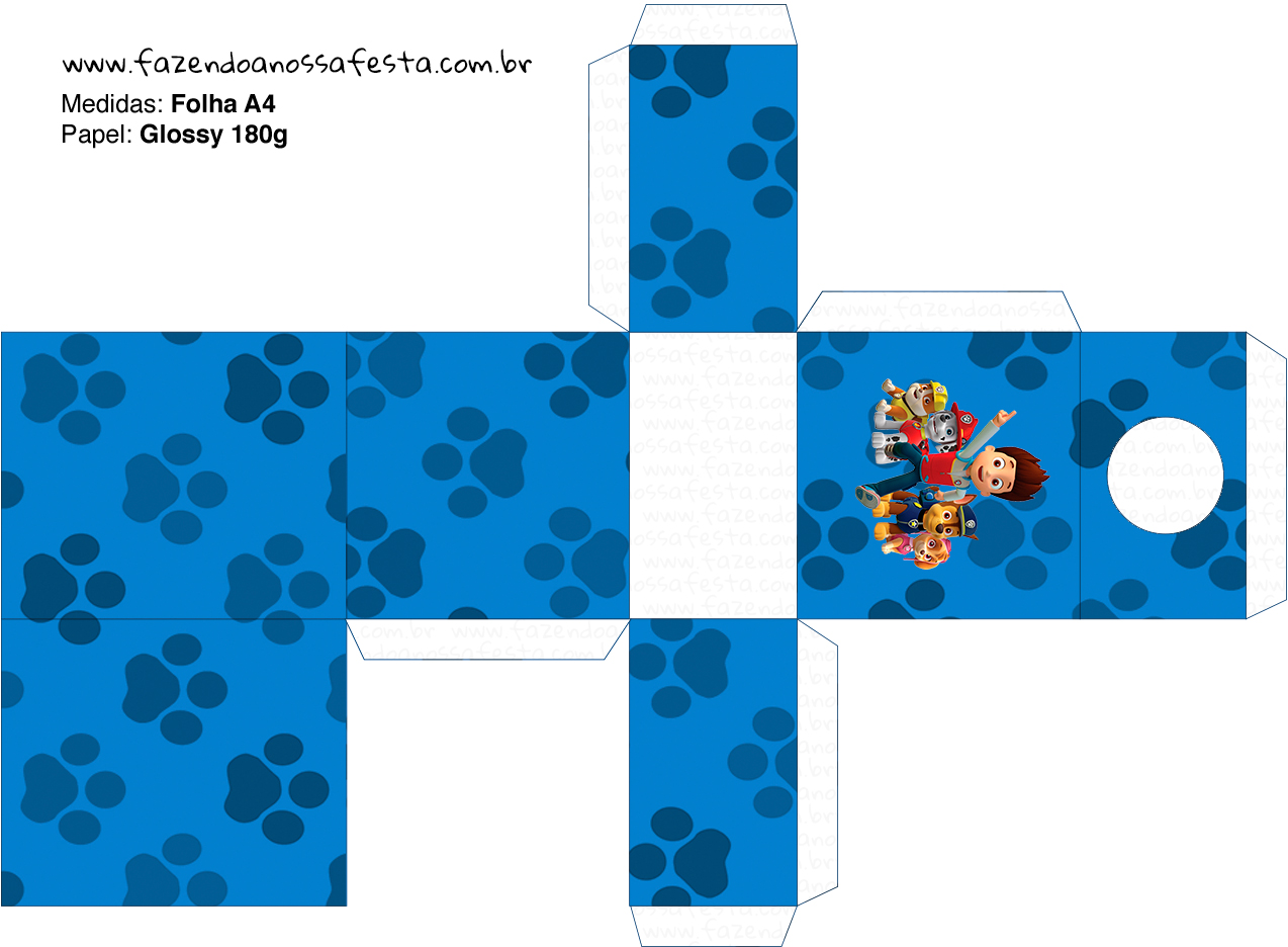 Paw Patrol: Free Printable Boxes. - Oh My Fiesta! in english