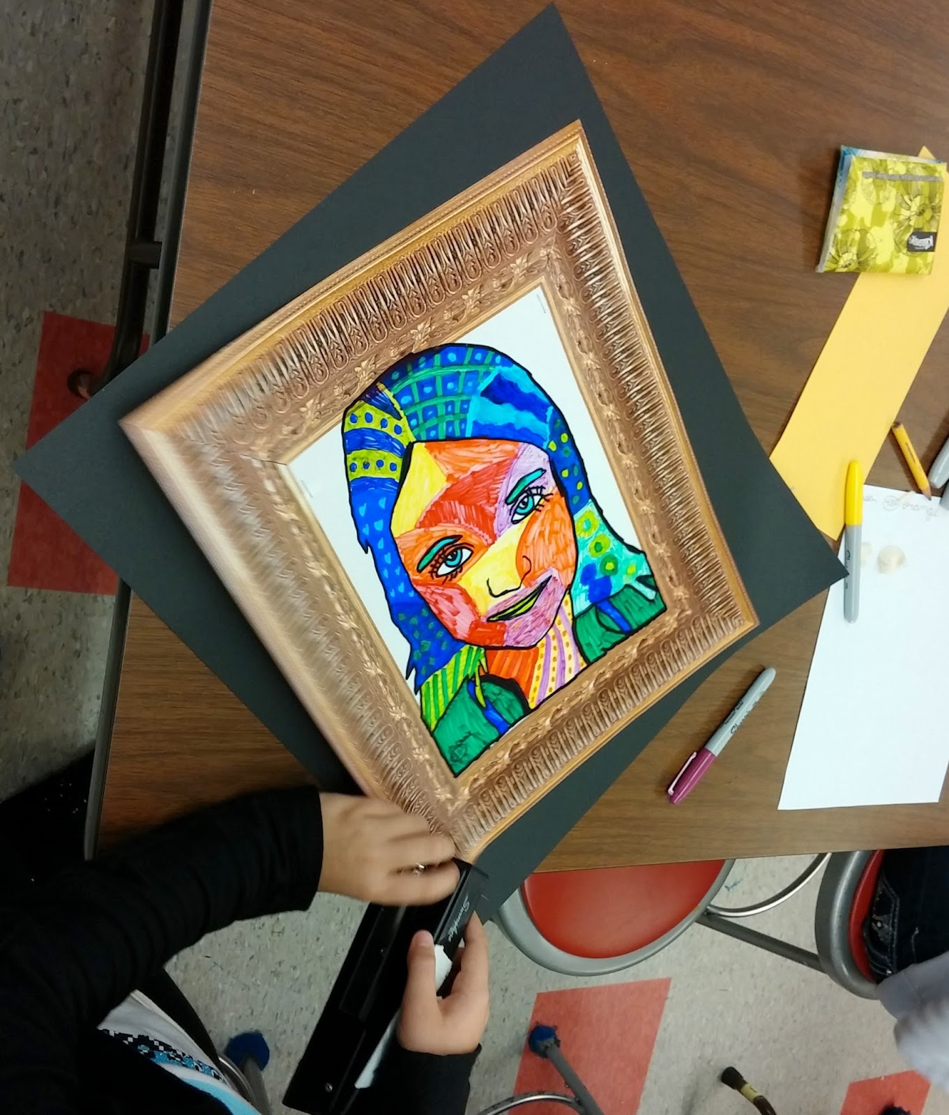 Art with Mrs. Seitz: Heather Galler Self-Portraits