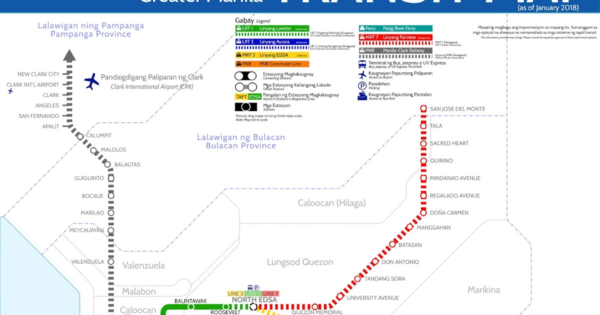 Greater Manila Transit Map: A Story of Integration, Branding, and ...