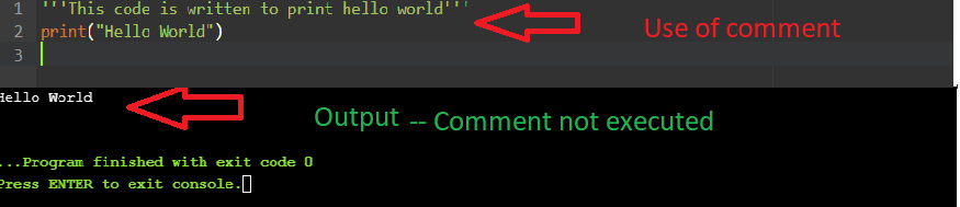 Hello World Comments In Python Escape Character Example hello-world-comments-in-python-escape-character-example