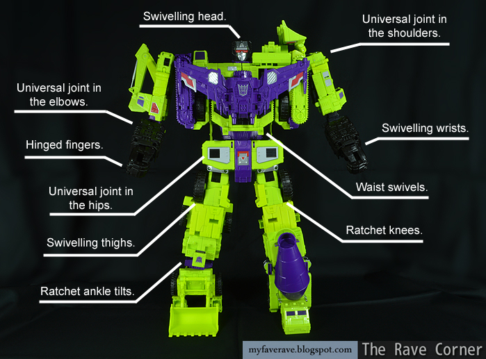 The Rave Corner: Transformers Combiner Wars Titan Class Devastator Review