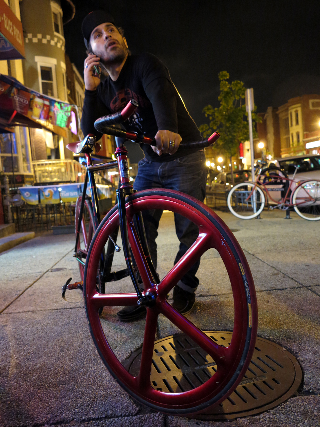 starting to look at my photos from the May DC Bike Party... Daft Punk ...