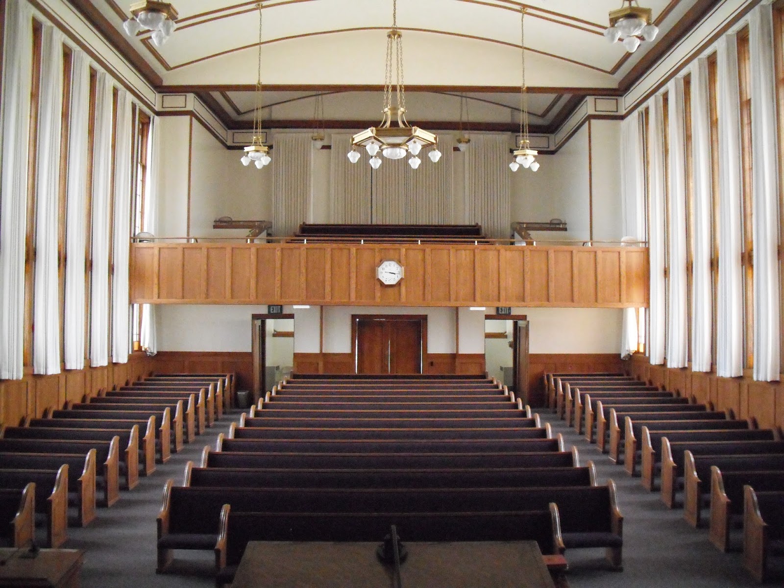 Historic LDS Architecture: Parowan Third Ward: Chapel Interior