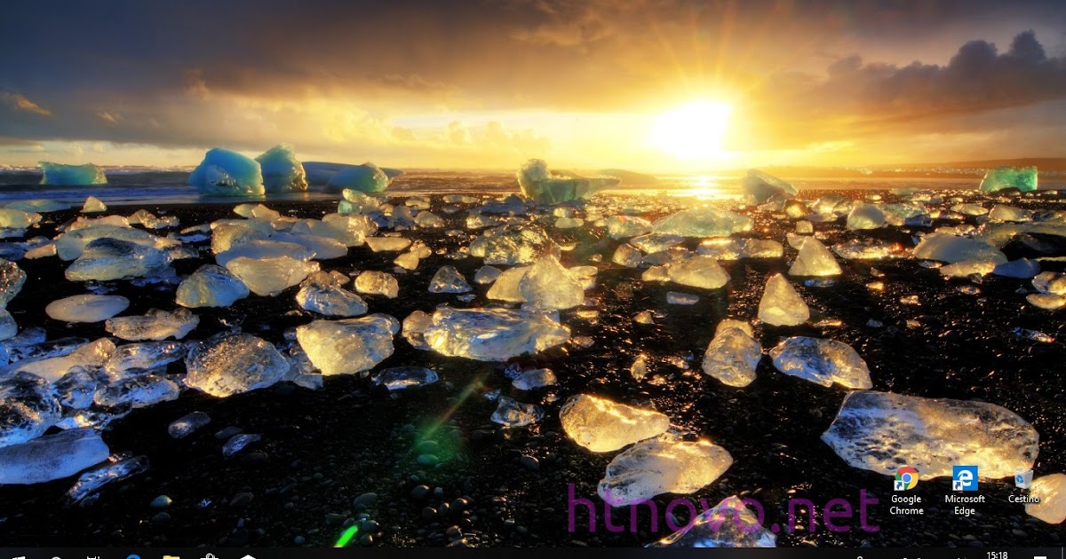 Download Melting Ice, Tema per Windows 10