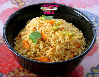 Kerala Thattukada Special Fast Foods: Asian Style Veg Fried Rice