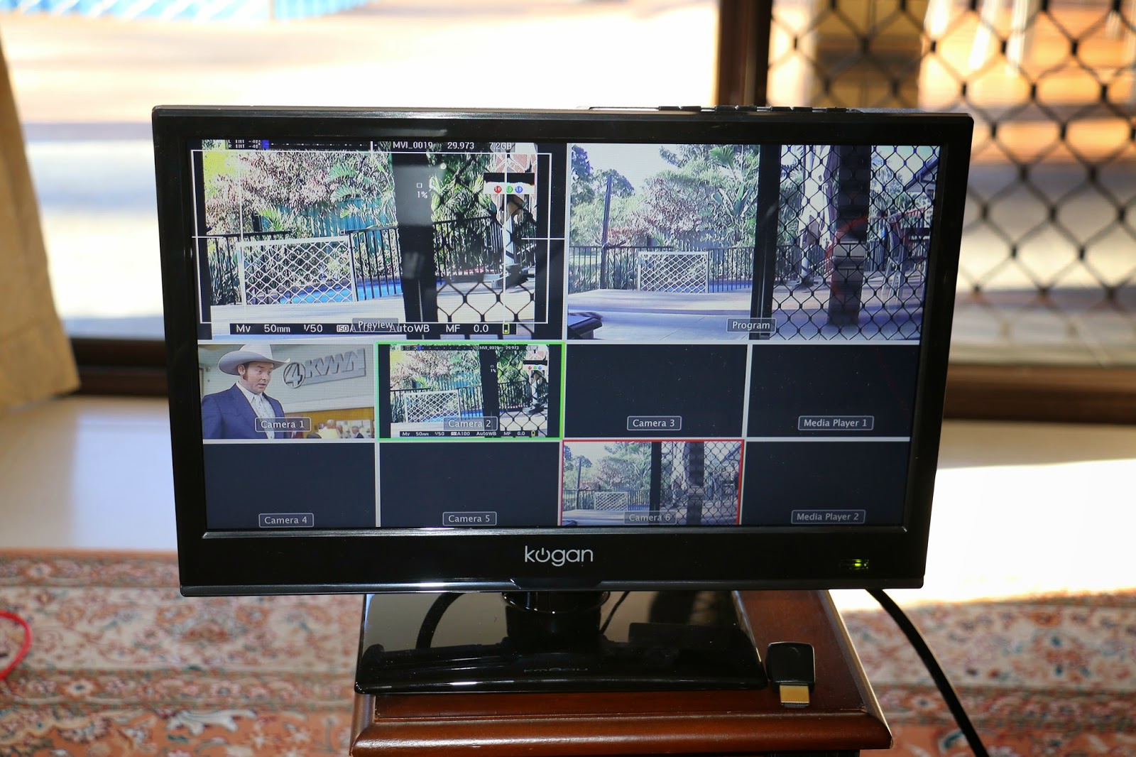 DATV DVB-T BlackMagic Design ATEM TV Studio: Proof of concept