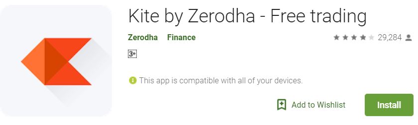 Zerodha Leading Stock Broker Mobile Apps Collection - Youth Apps
