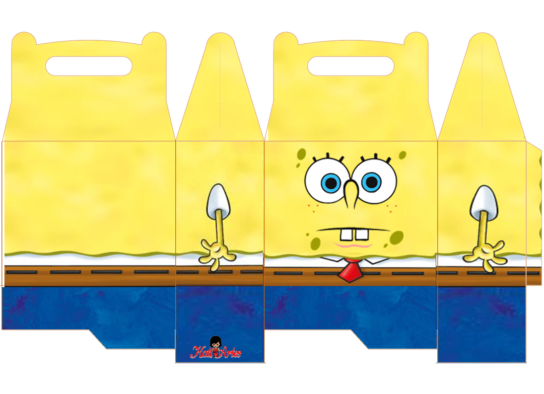 Funny SpongeBob SquarePants Free Printable Lunch Boxes. - Oh My Fiesta ...