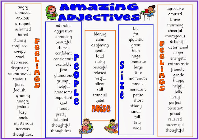 The English Corner 6º: Adjectives