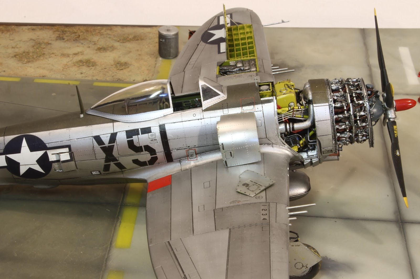 Istvan Michalko's scale models: Republic P-47D-25 Thunderbolt ...