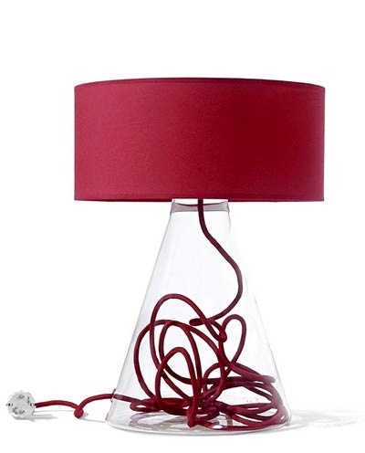 Home Modern: Shaped Table Lamp Funky and Funny