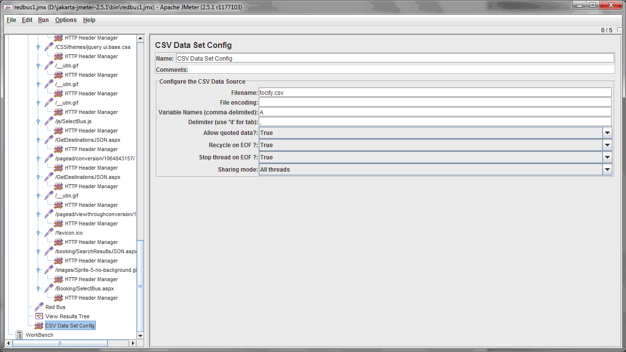 JMeter: Parameterization using CSV data set Config in Jmeter JMeter: Parameterization using CSV data set Config in Jmeter