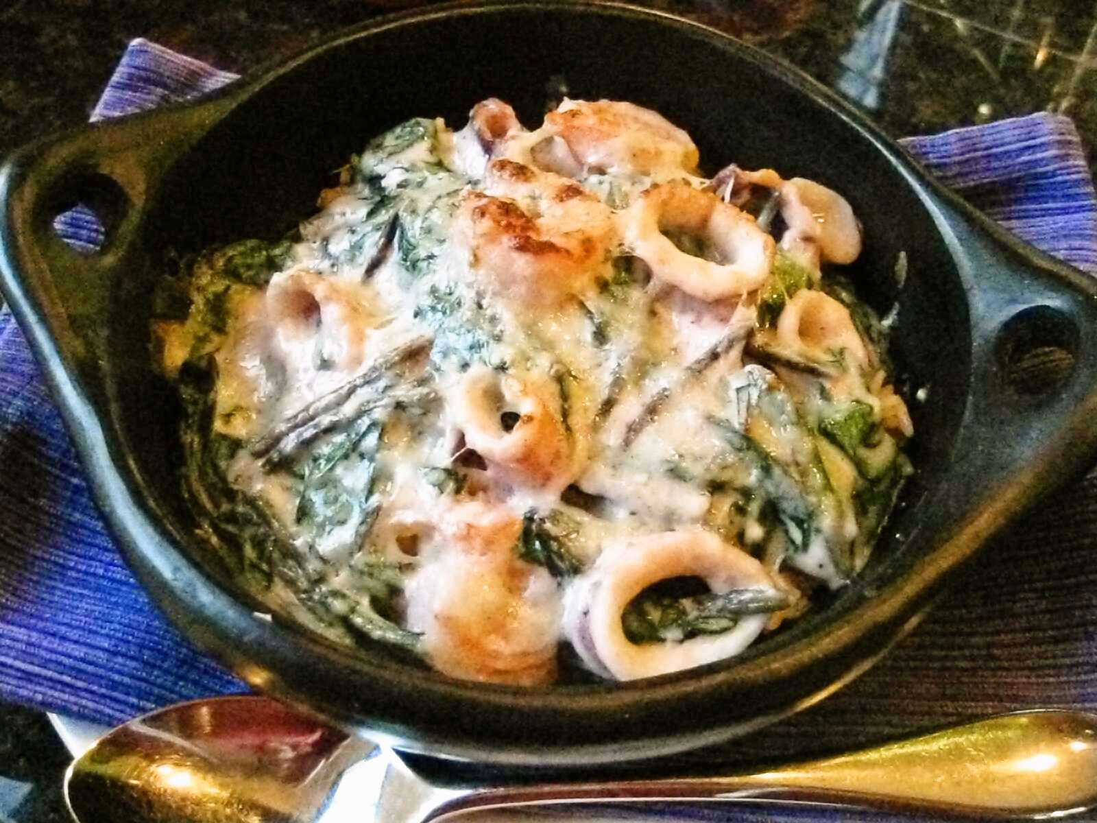 Recipes for Tom: Shiifuudo doria / seafood rice gratin