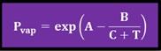 Vapor Pressure Calculation - My Engineering World