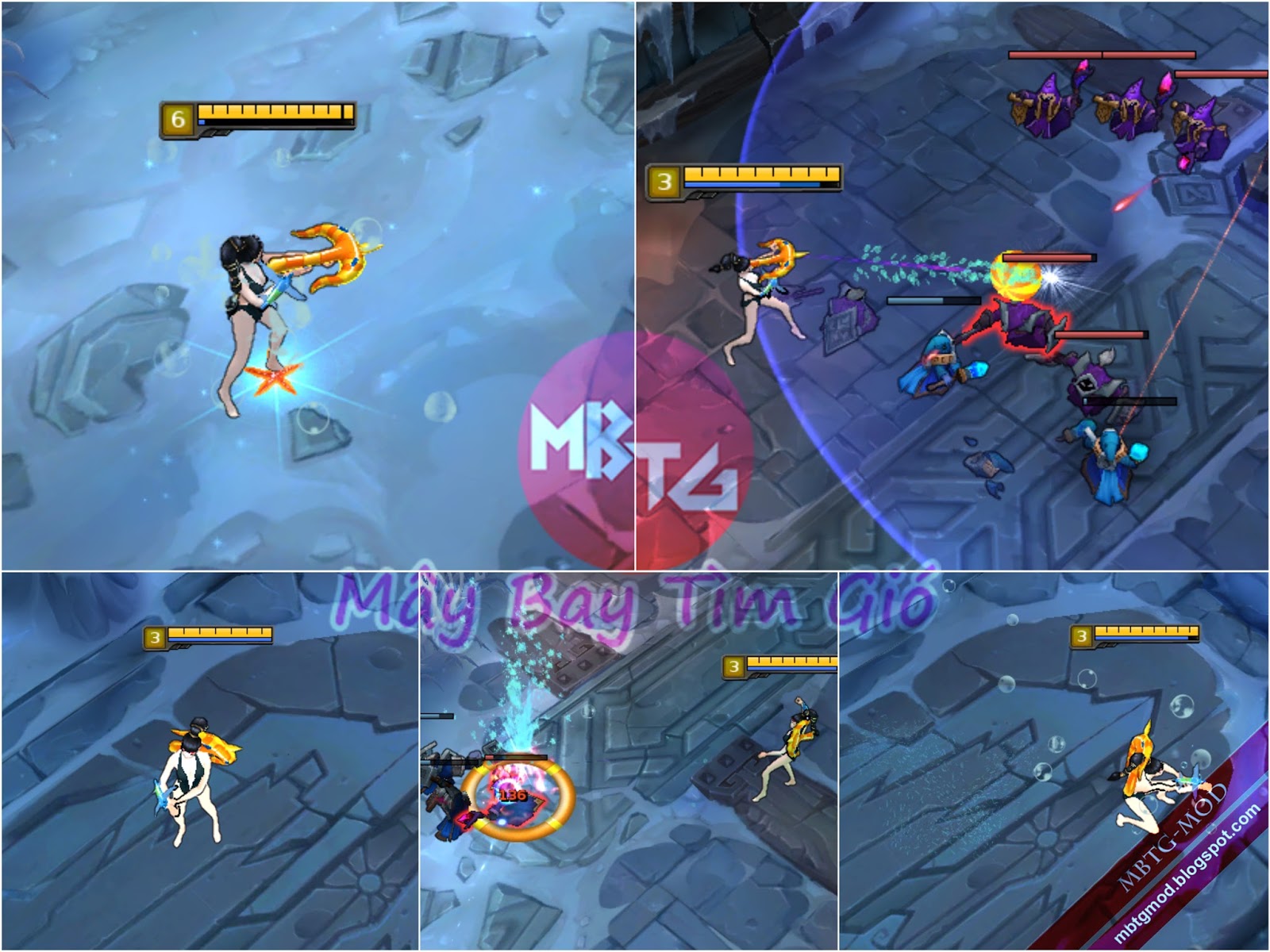 Custom skin : Pool Party Vayne ~ MBTG - Mod LoL