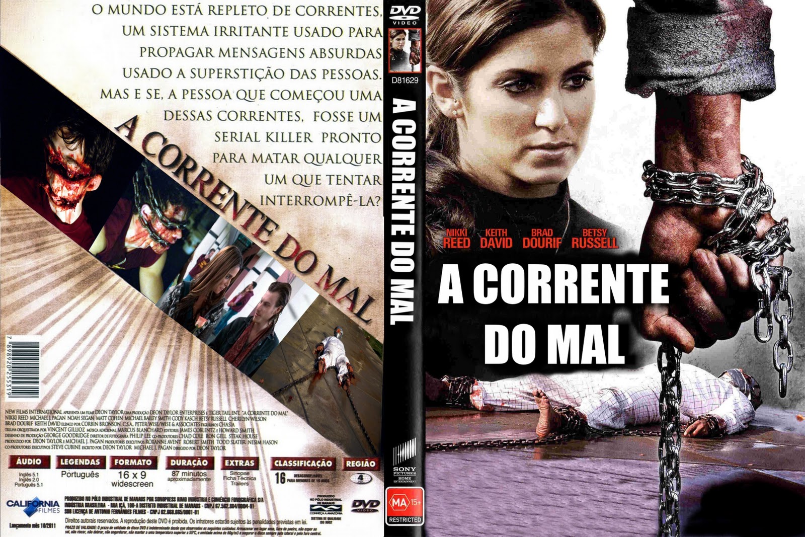 Capas Filmes Terror: A Corrente do Mal