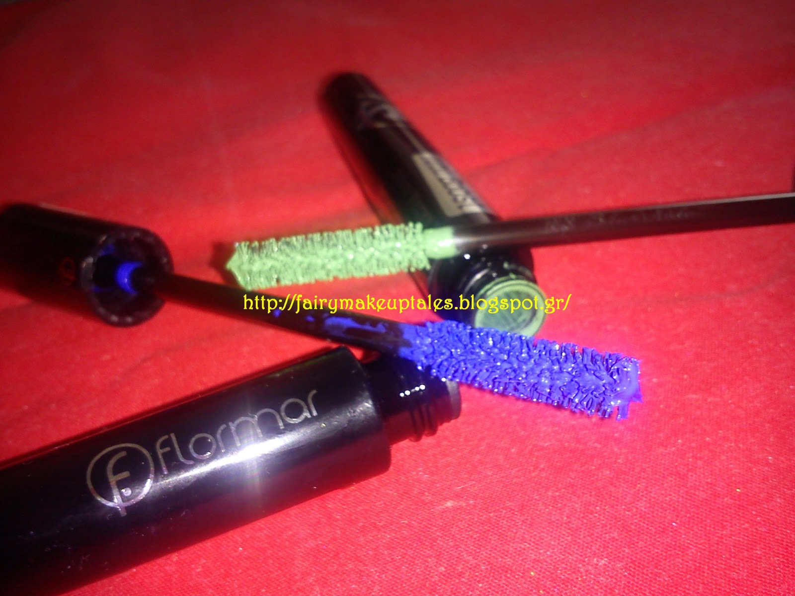 Fairy make-up tales . . . .: Flormar Colorful Mascara in Blue and Green ...