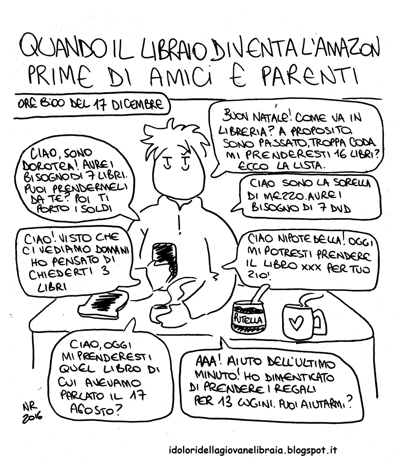 I dolori della giovane libraia: 2016