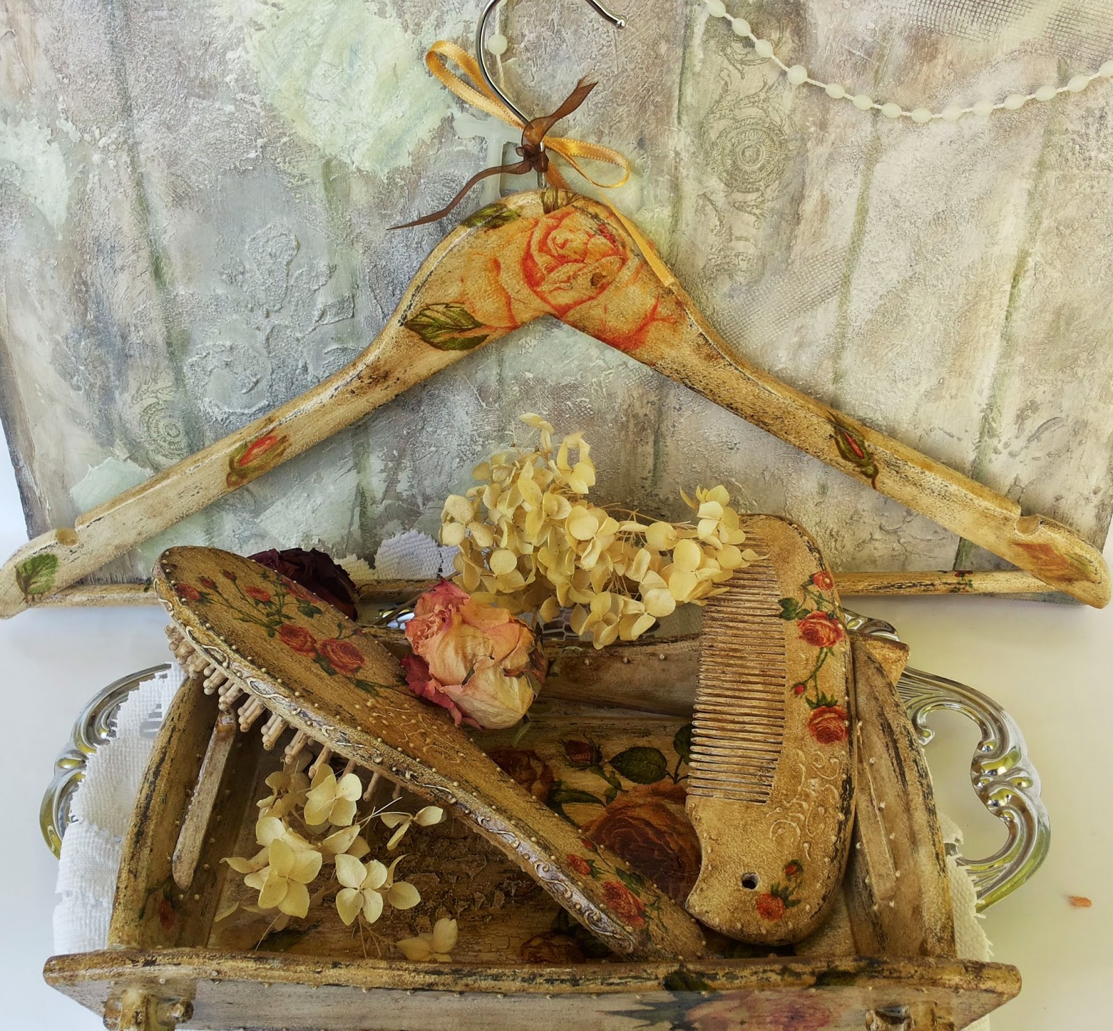 Martinel: Shabby chic lady accessories...Шаби шик дамски аксесоари