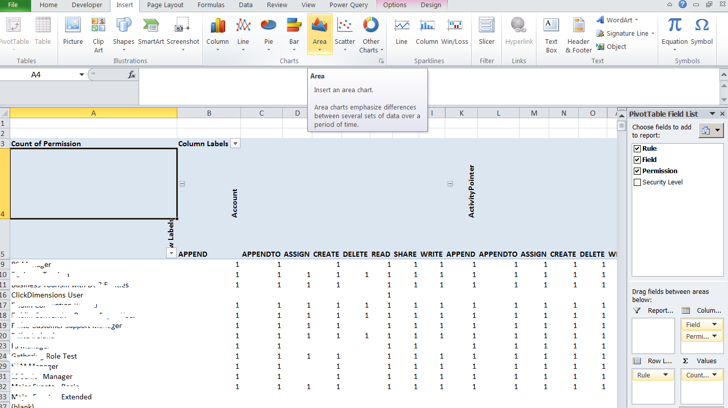 How to Export to Excel and Compare Security Roles - Microsoft Dynamics ...