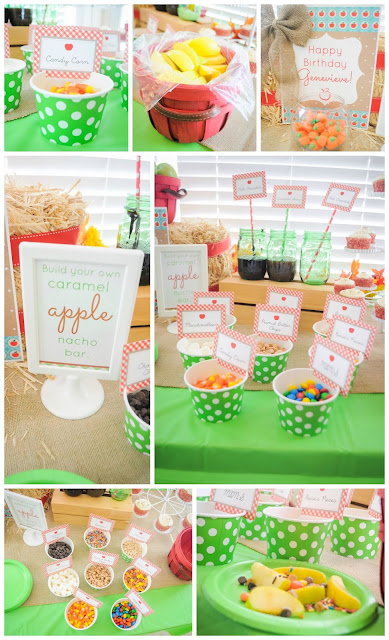 Genevieve's Apple Themed Birthday Party plus a Handy Shopping Guide ...