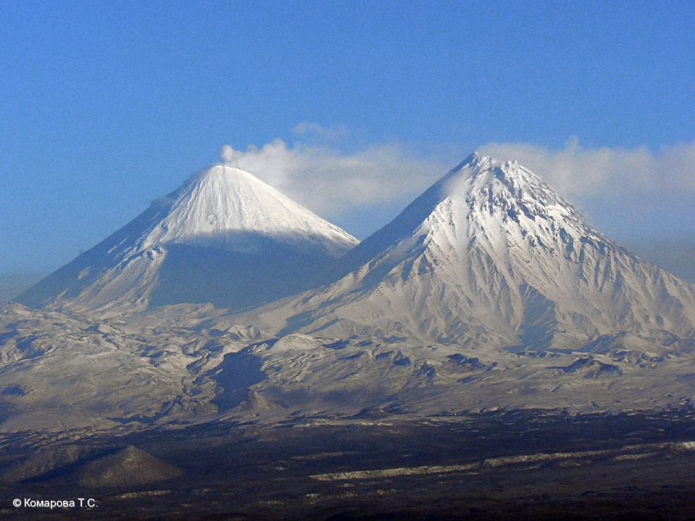 The Big Wobble : The Klyuchevskoy volcano Russia rounds off a ...