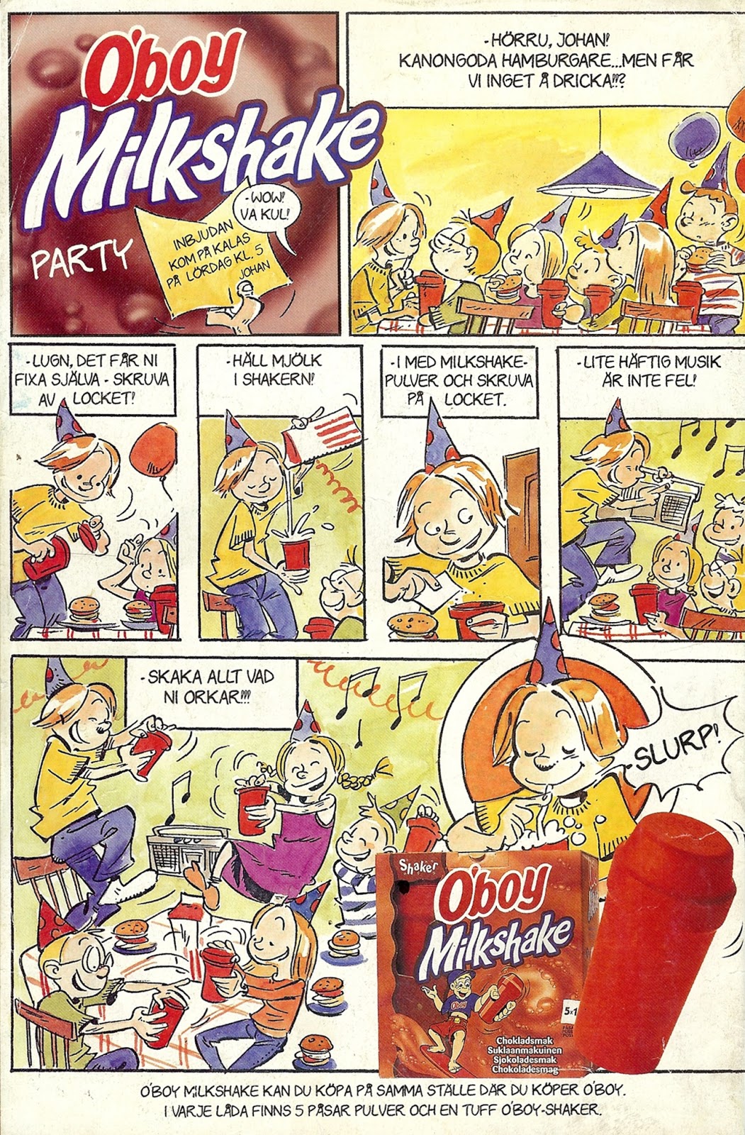 Nostalgorama: Reklam för Oboy milkshake 1998