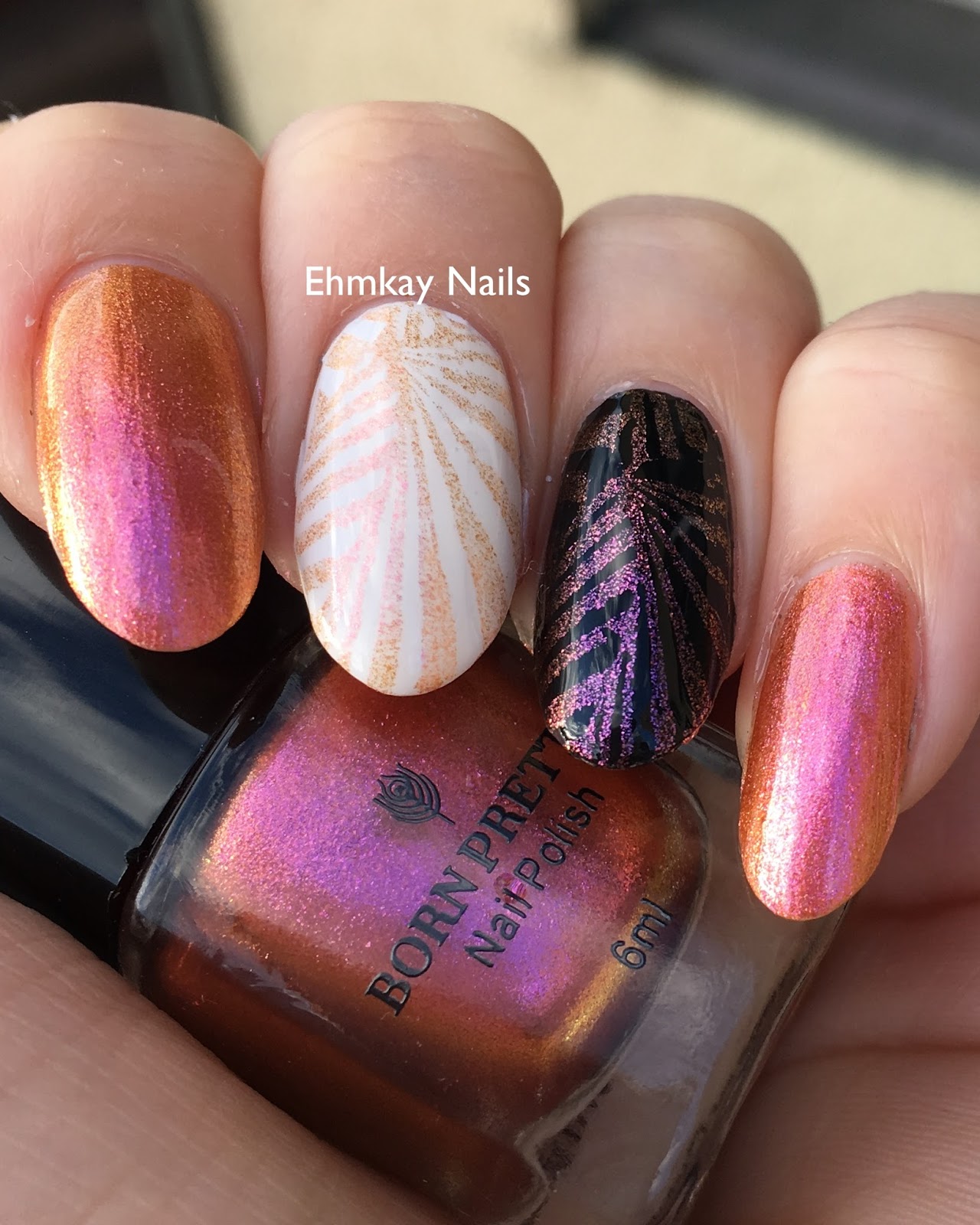 ehmkay nails: Born Pretty Duochrome Stamping Nail Polish