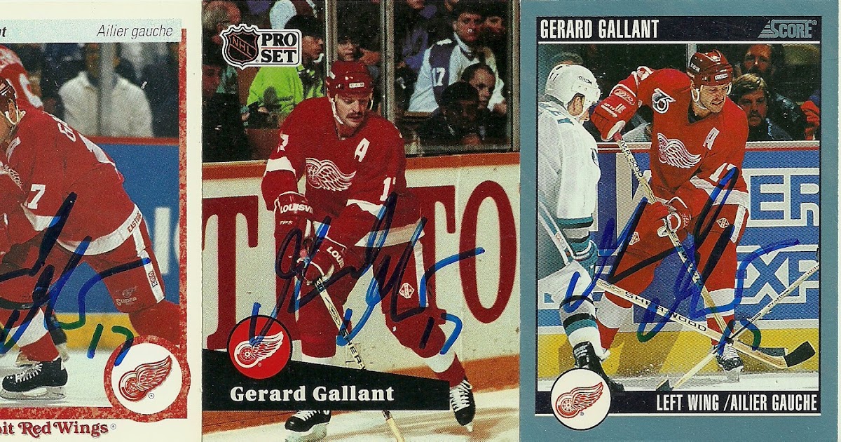 Hell's Valuable Collectibles: Gerard Gallant: 7 Autographed Cards (Part 1)