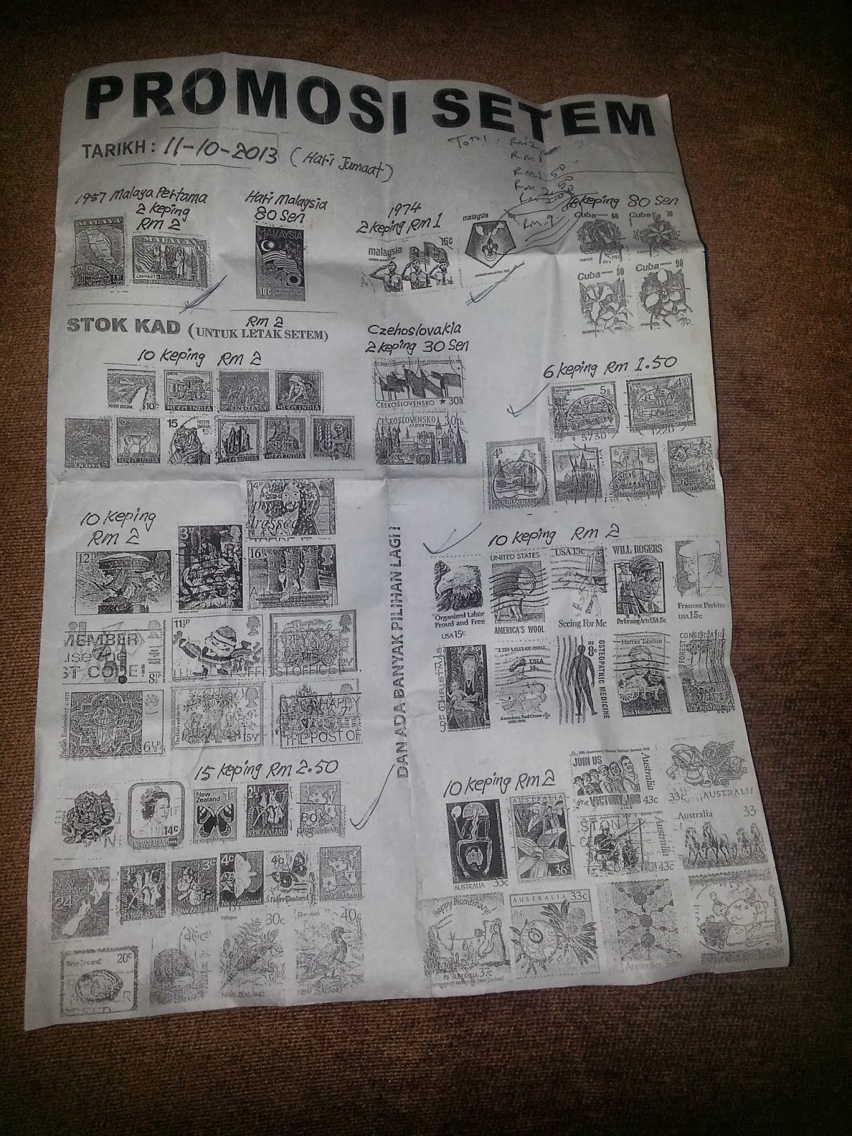 Hobi standard masa sekolah rendah dulu ~ Mengumpuk Setem | Life Is ...