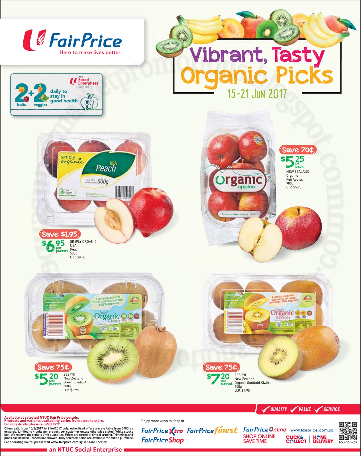 NTUC FairPrice Organic Picks 15 - 21 June 2017 ~ Supermarket Promotions