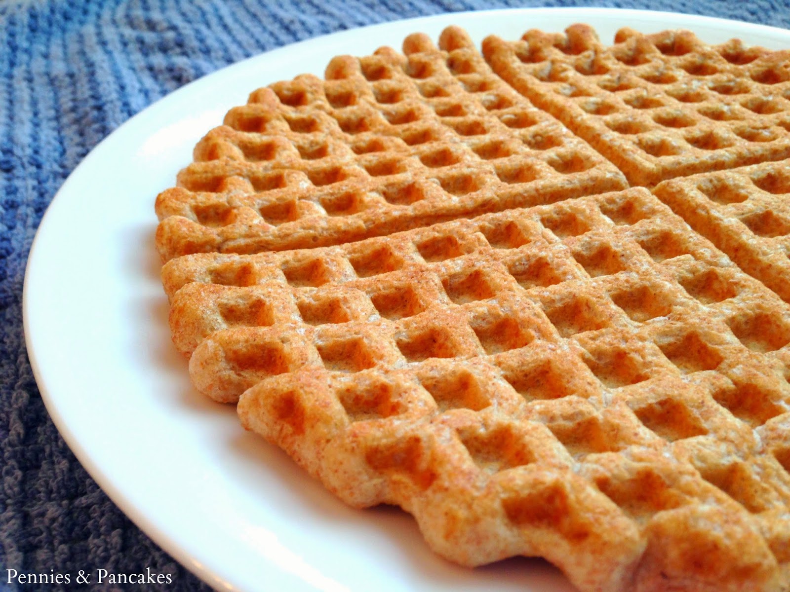 Pennies & Pancakes: Whole Wheat Buttermilk Waffles ($0.11 per serving)